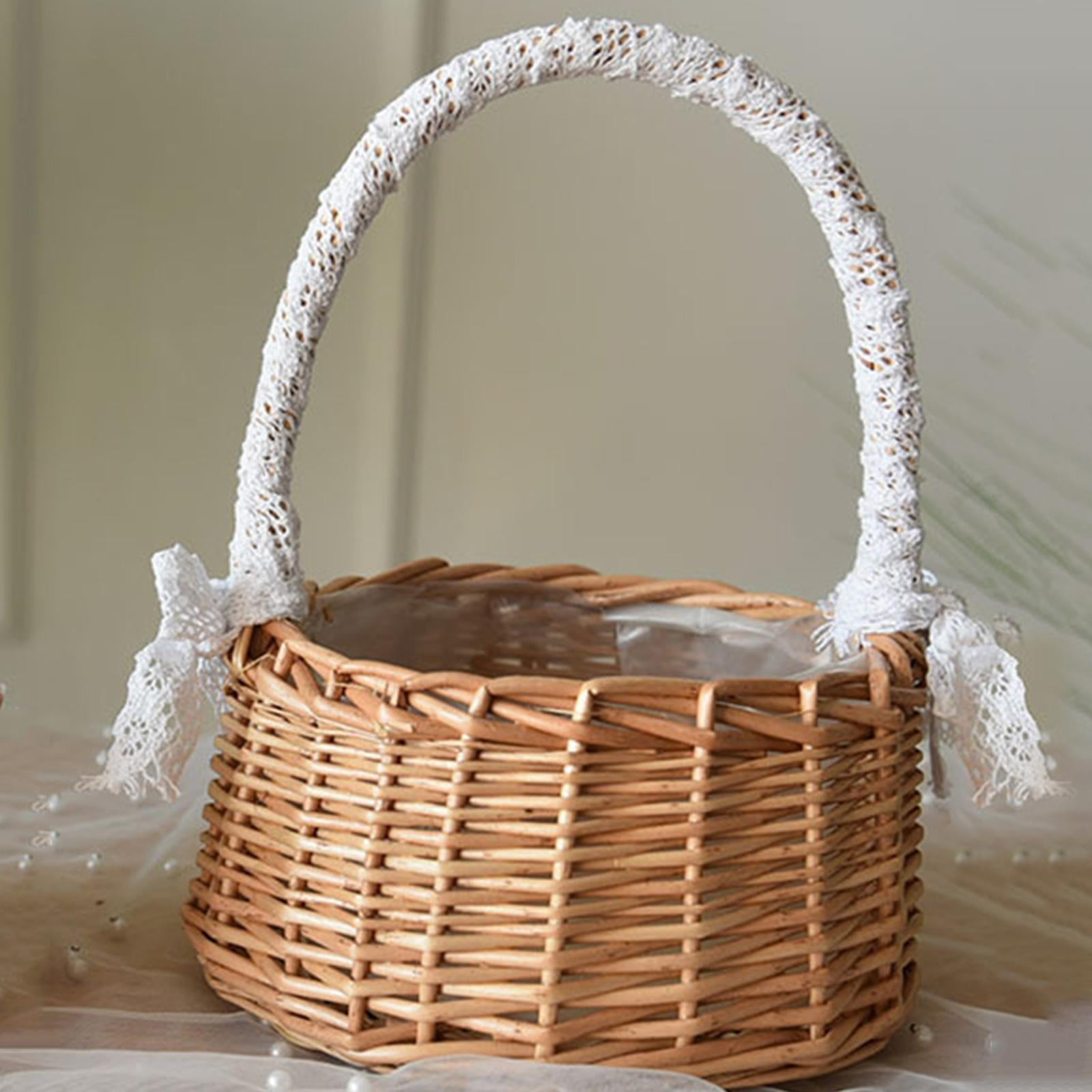 Click here for Elodie Handmade Rattan Basket Outdoor Decorative L... prices