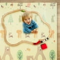 Bammax Extra Large 78" x 70" x 0.4" XPE Foam Baby Play Mat with Travel ...