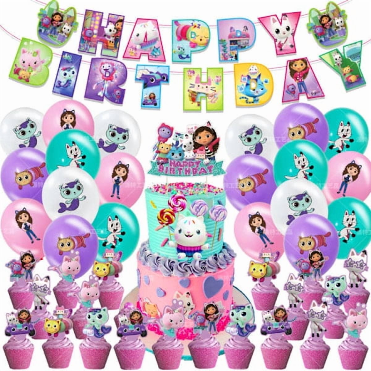 Click here for Jjnj Gabbys Dollhouse Birthday Party Decoration Ba... prices