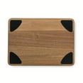 Thyme & Table Medium 10"x14" Acacia Wood Cutting Board with Triangle ...