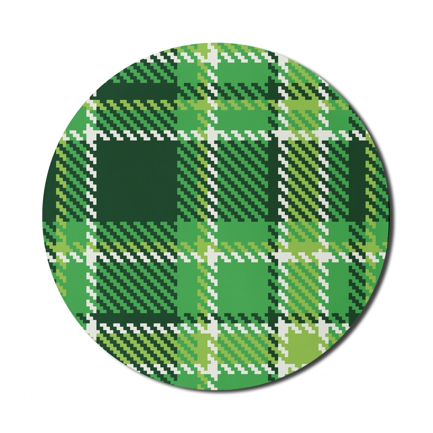 Checkered Mouse Pad for Computers, Old Fashioned Irish British Tile ...