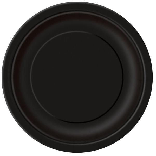 Click here for Unique Pretzels Black Round 9 Dinner Plates  20ct... prices
