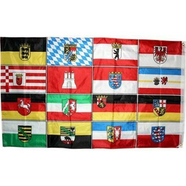 18 in. German Flag Street Sign - Germany National Nation Pride Country ...