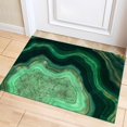 Abstract Green Marble Area Rugs, Drak Green Emerald Green Indoor Non ...
