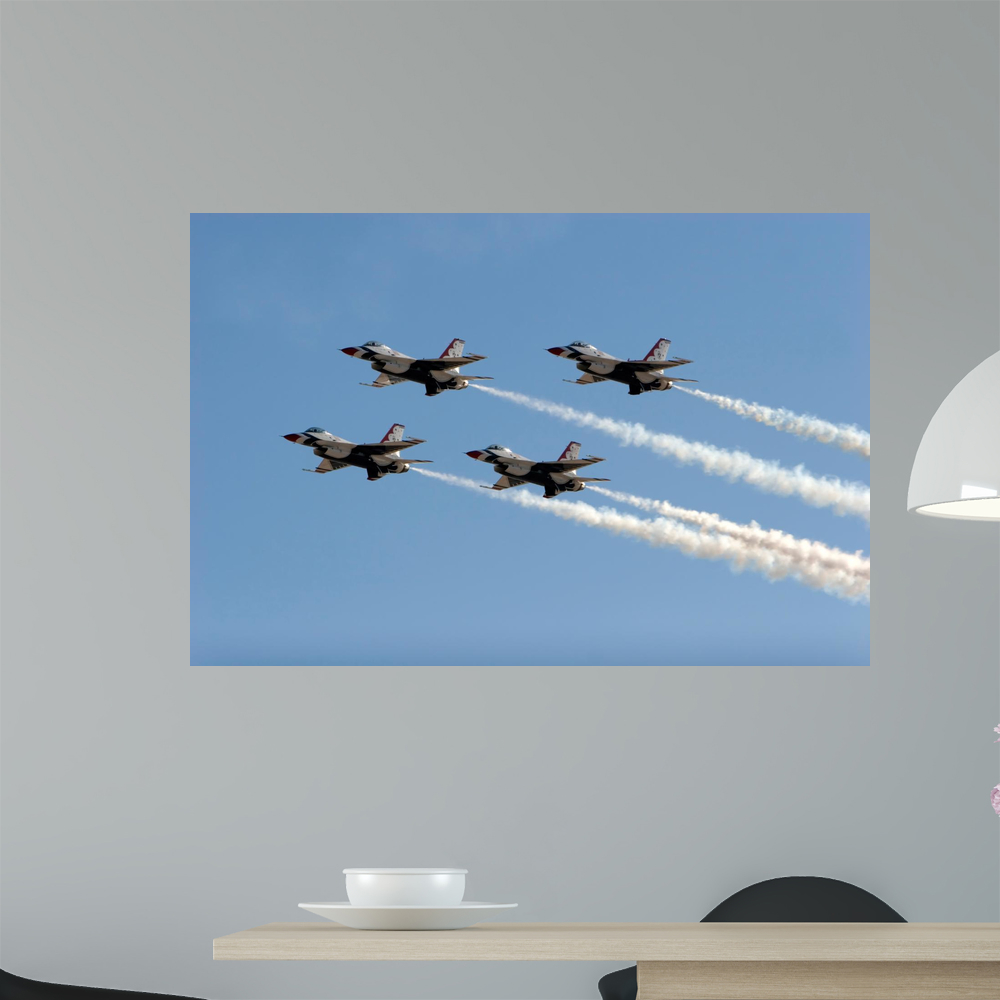 Fighter Jets Wall Mural by Wallmonkeys Peel and Stick Graphic (36 in W ...