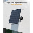 REOLINK 6W Solar Panel Non-Stop Solar Power for Wireless Battery Camera ...