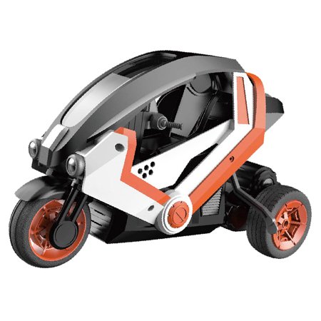 Kid Motorcycle Toy 1:8 Interactive Remote Control Motorcycle RC Stunt ...