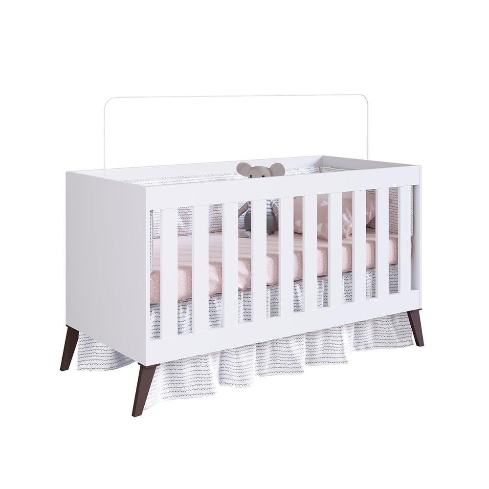 Cuna Vintage Aconchego 3 Niveles Altura Blanca con patas Skal Living ...