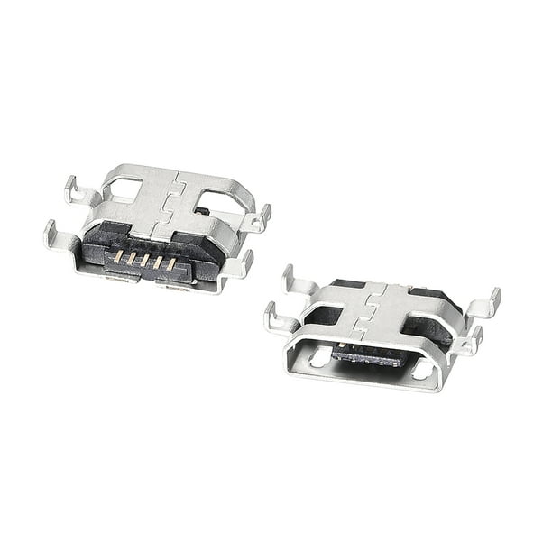 Uxcell 5-Pin 180 Degree USB 2.0 Type A Male Socket Connector Metal ...