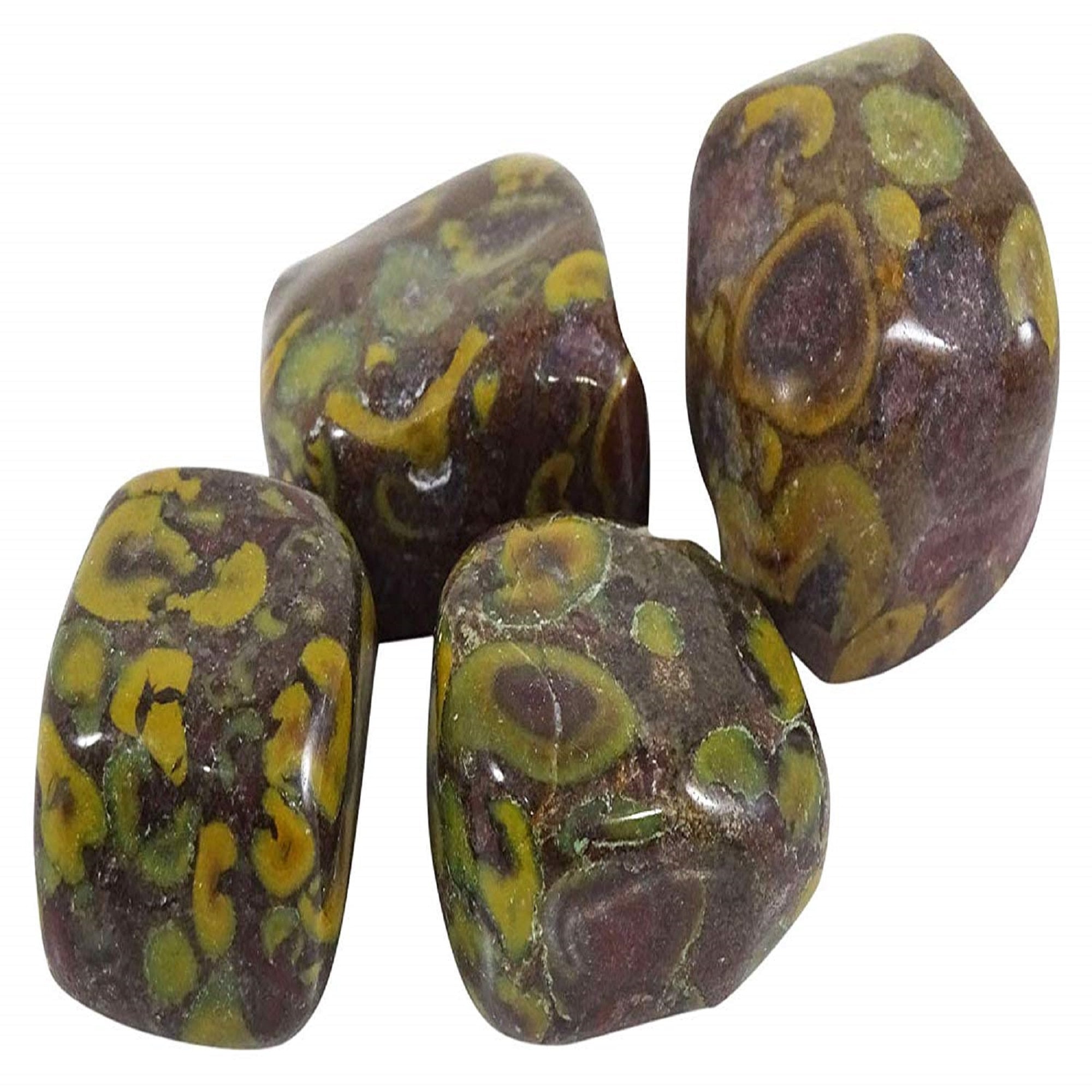 Harmonize Poppy Jasper Stone Tumbled Assorted Size Natural Reiki ...