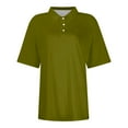 Hahahappy Womens Polo Shirts Cotton Short Sleeve Collared Golf Shirt 3