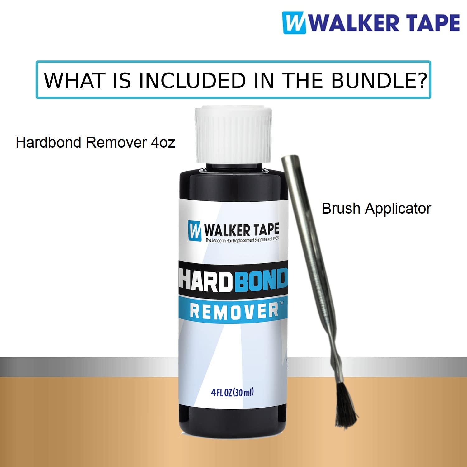 Buy 4oz Hard Bond Remover w/ Brush Applicator Bundle Pack | For ...