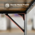 YRLLENSDAN Study Computer Desk for Small Space Simple Industrial Desk ...