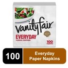 Vanity Fair Entertain Disposable Paper Napkins, White, 240 count ...