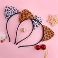 FENOHREFE Animal Pattern Cats Ear Headband for Women and Kids Cosplay ...