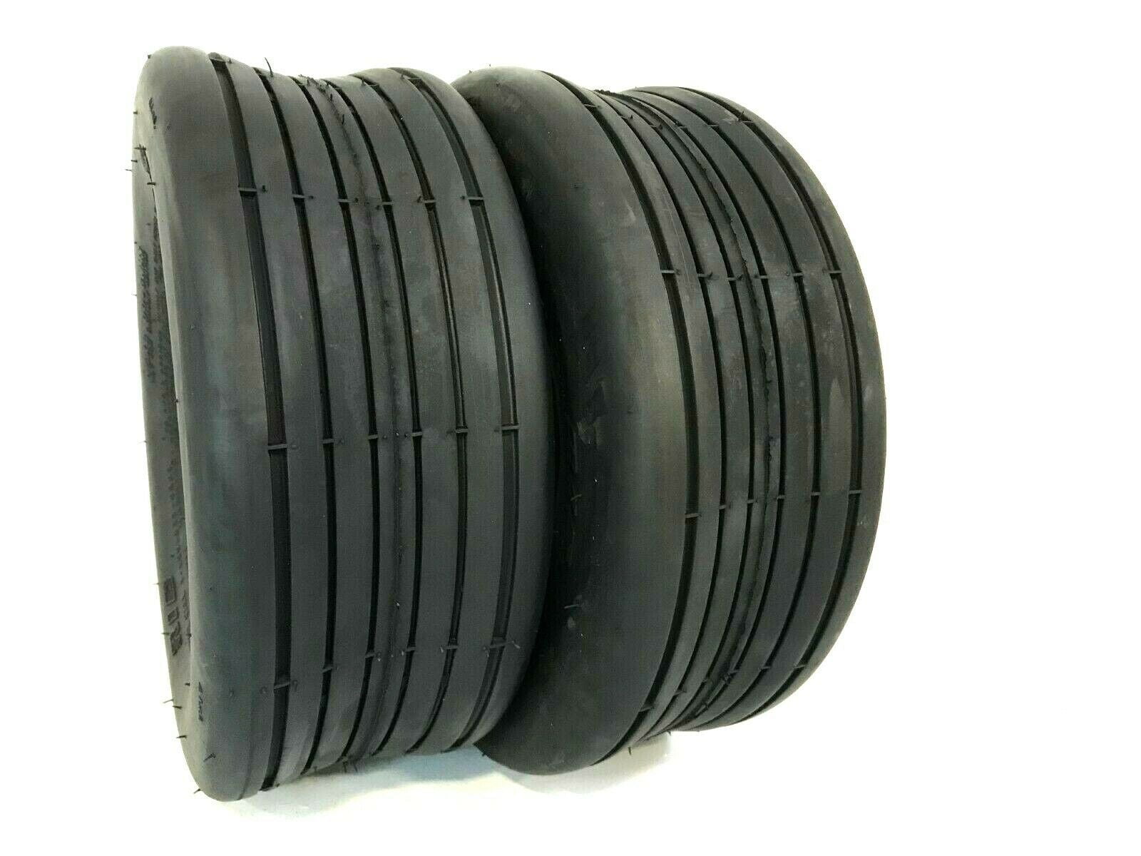 Two 15x6.00-6, 15-6.00x6 Fits Hay Tedder Lawn Tires Heavy Duty 15/6.00 ...
