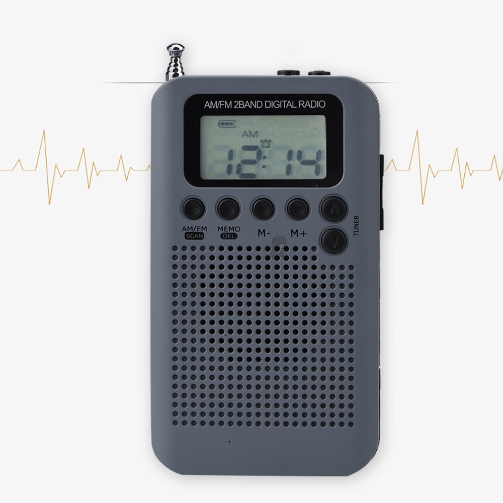 Radio Digital de Decodificación de Am/FM Mini Radio Portátil ...
