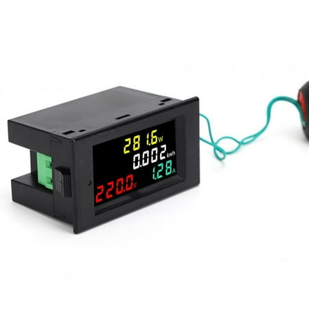 Digital Ac Meter AC LED Power Monitor High Accuracy Multifunctional ...