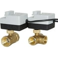 Brass Motorized Ball Valve 3 Wire Two Control Electric Actuator Ac220v