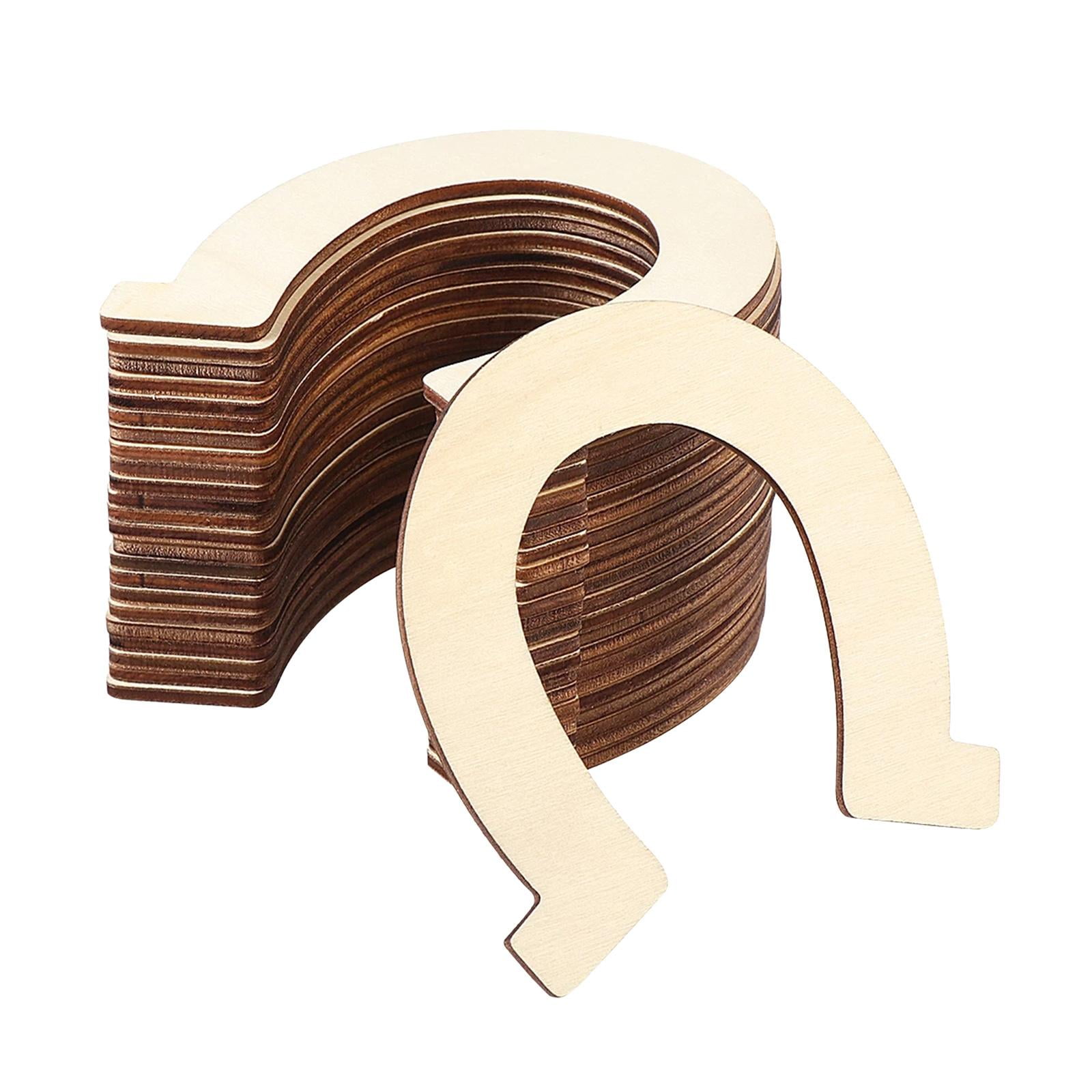 Papercraft Craft Supplies & Tools Set of 6 Assorted Wooden Cutouts ...