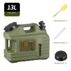 SHUWND 3.2 Gallon/12L Outdoor Tactical Bucket, Camping Water Tank with ...