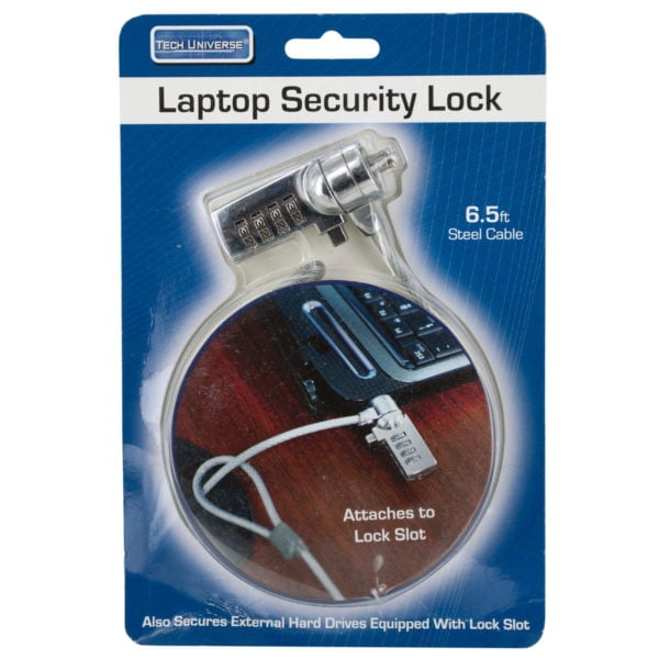 Laptop Steel Cable Security Lock (Lot of 8) - Walmart.com - Walmart.com