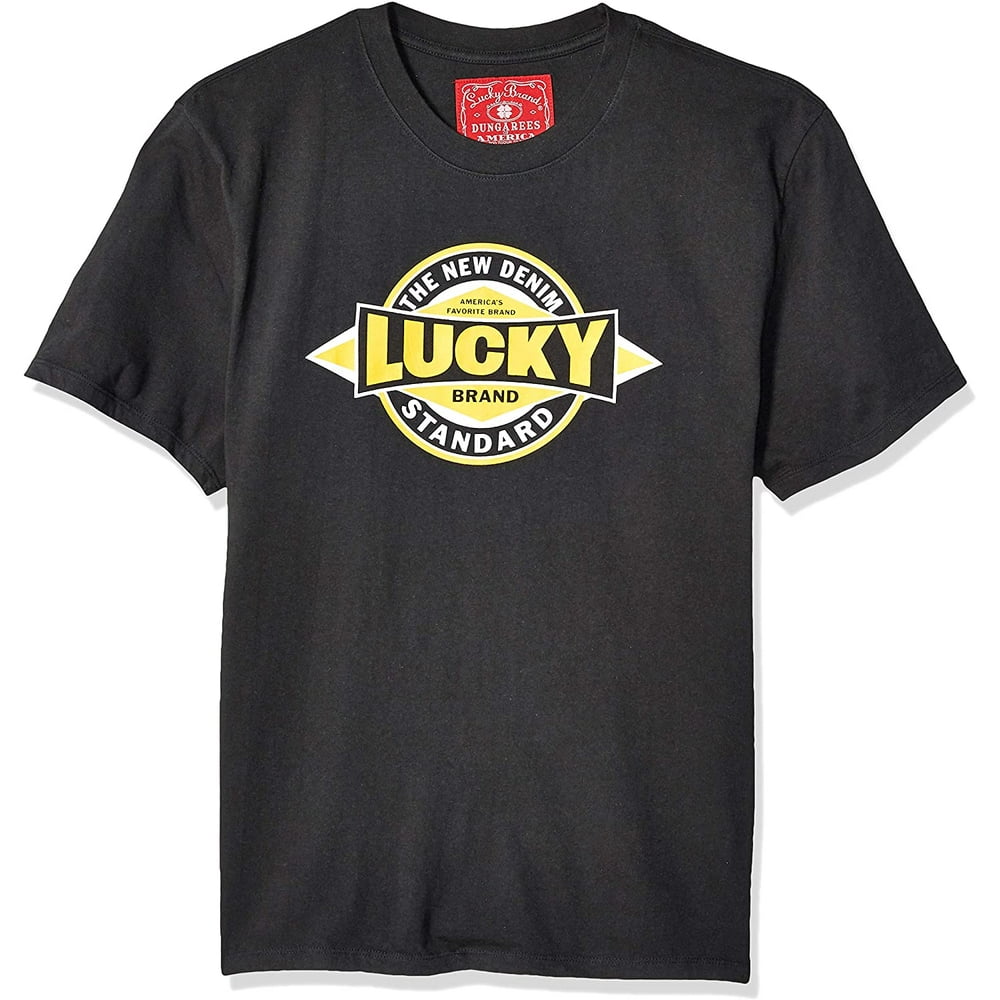 Lucky Brand T Shirts Mens T Shirts Large Logo Printed Graphic Tee L lucky-brand-t-shirts-mens-t-shirts-large-logo-printed-graphic-tee-l