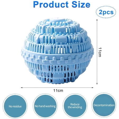 Washing Balls, Reusable Eco-Friendly Washer Ball, Natural Laundry Ball ...