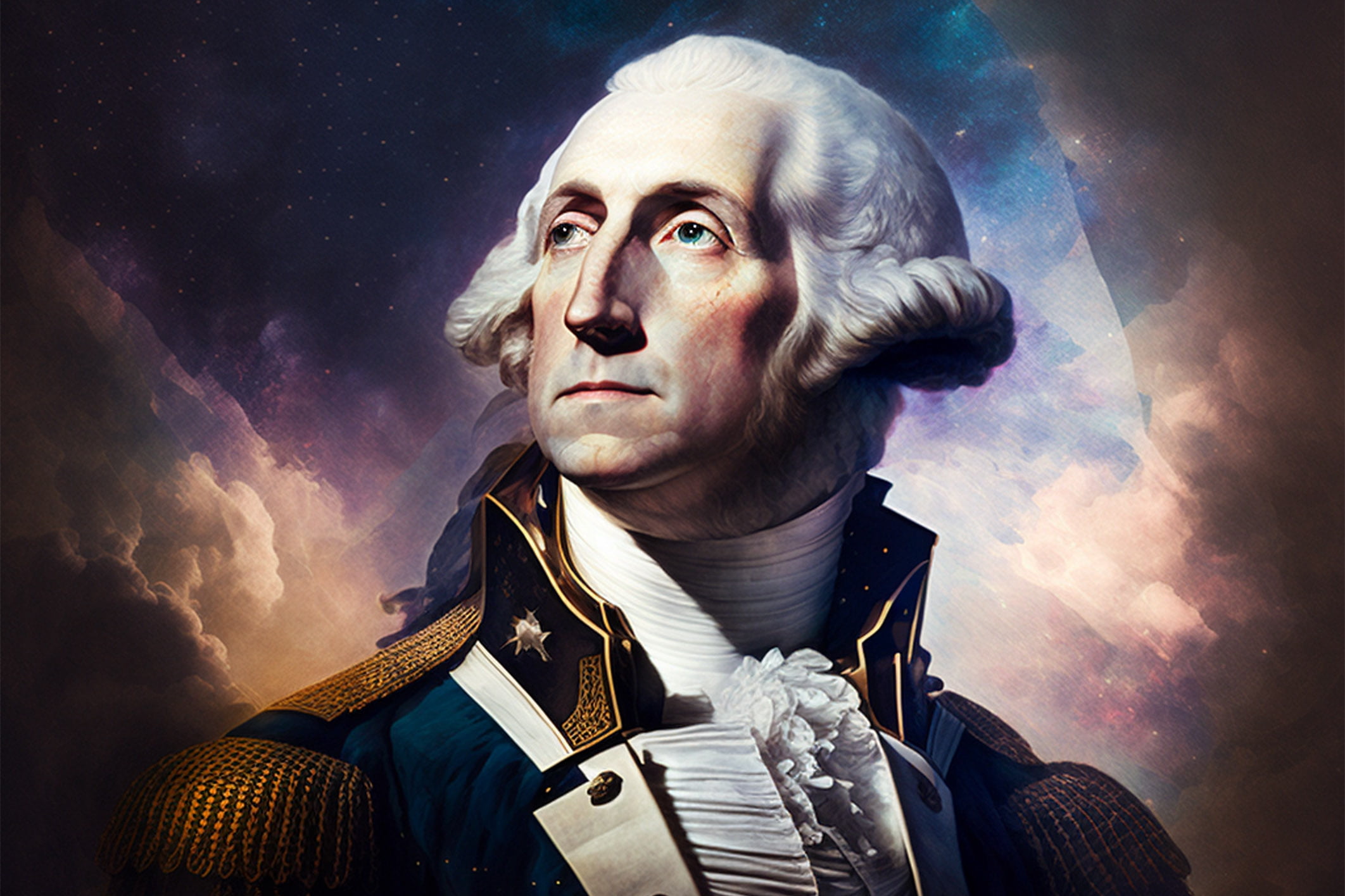 24x36 gallery poster, George Washington Cyberdelic - Walmart.com