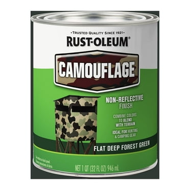 Army Green, Rust-Oleum Specialty Camouflage Spray Paint- Quart, 2 Pack ...