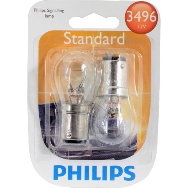 Philips Standard Miniature 3496, Clear, Push Type, Always Change In ...