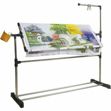 Embroidery Stand, Adjustable Cross Stitch Floor Frames With 12 Hanging ...