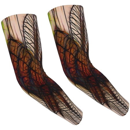 Giant Artificial Insect Cooling Arm Sleeves Anti-Slip Ice Silk Arm ...