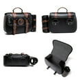 Universal Motorcycle Saddlebags Large Capacity PU Leather Waterproof ...