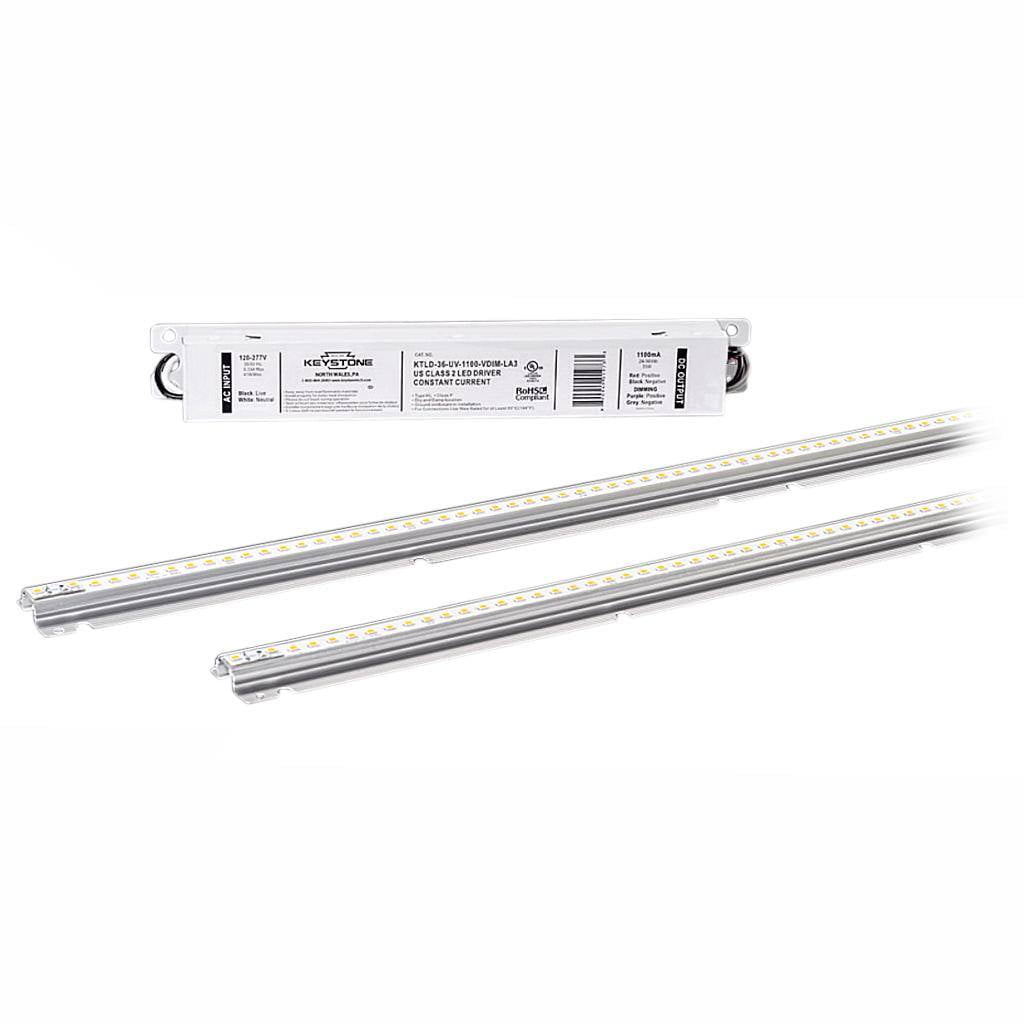 Keystone 01979 - KT-RKIT-2AG44-4000-840-VDIM 2 By 4 Foot LED Troffer Retrofit Kit - Walmart.com