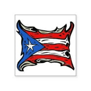 Puerto Rico Flag Sticker (Pack of 2) Vinyl Decal, Hibiscus Flower, "Amapola" - Walmart.com