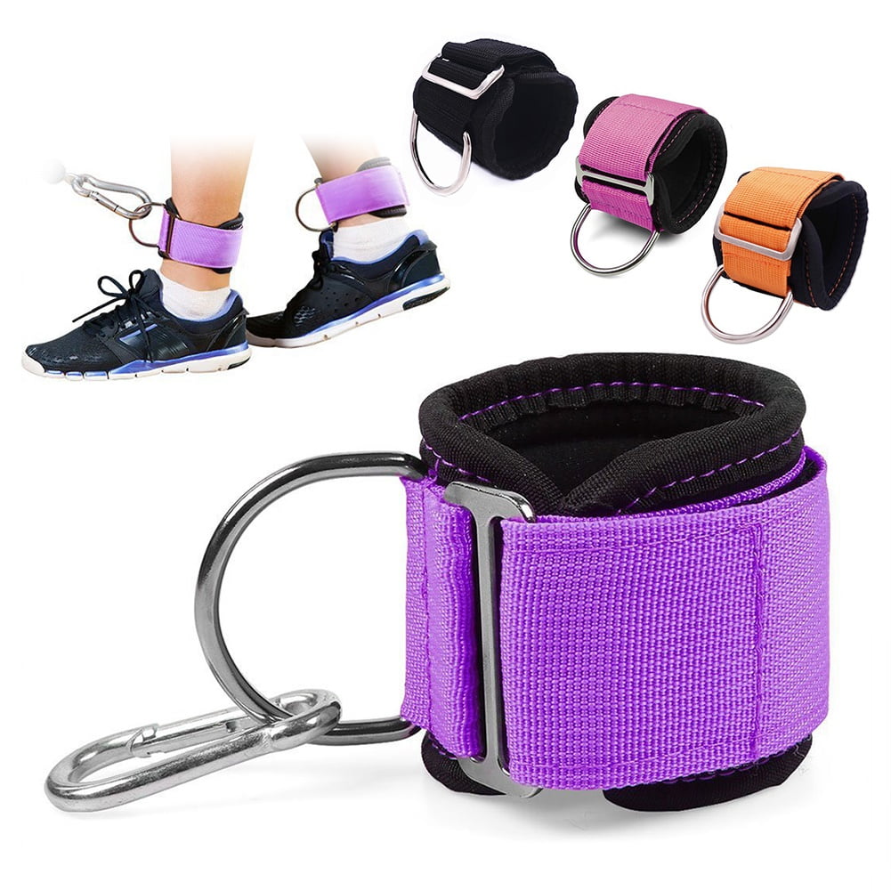 Opolski 2Pcs Home Gym Fitness Adjustable Ankle Strap D-ring Attachment ...