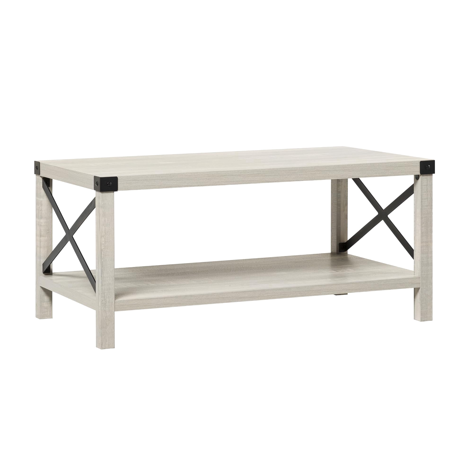 Click here for Bowery Hill Modern Farmhouse Coffee Table In Stone... prices