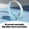 Wireless Headset - 6.49x6.29in, Foldable Over-Ear Bluetooth Headphones ...