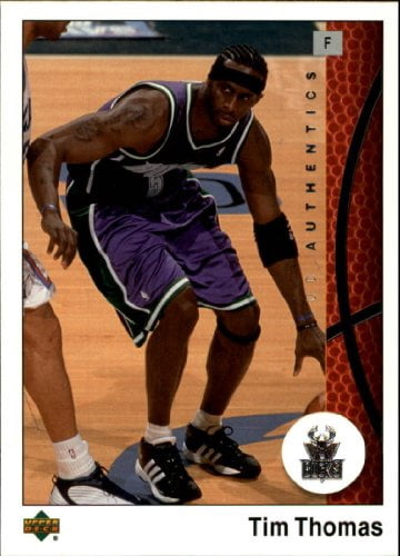 2002-03 UD Authentics #45 Tim Thomas NBA Basketball Trading Card ...