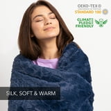 Everlasting Comfort Extra Large & Long Luxury Polyester Throw Blanket ...