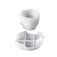 Abstract art human face candle cup silicone mold diy human face ...