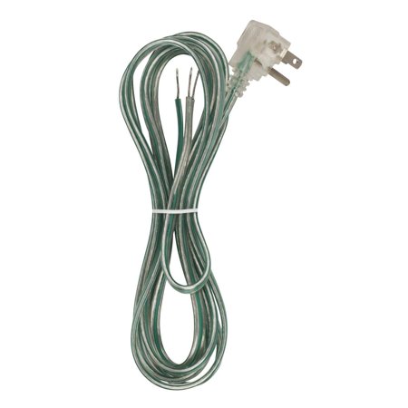 OhLectric Lamp Lighting Cord with Switch Set - 10 Ft Cord with Flat Lug ...