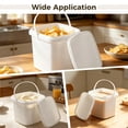 24 Pcs Square Food Storage Containers with Lid & Handle, 2L / 68 oz ...