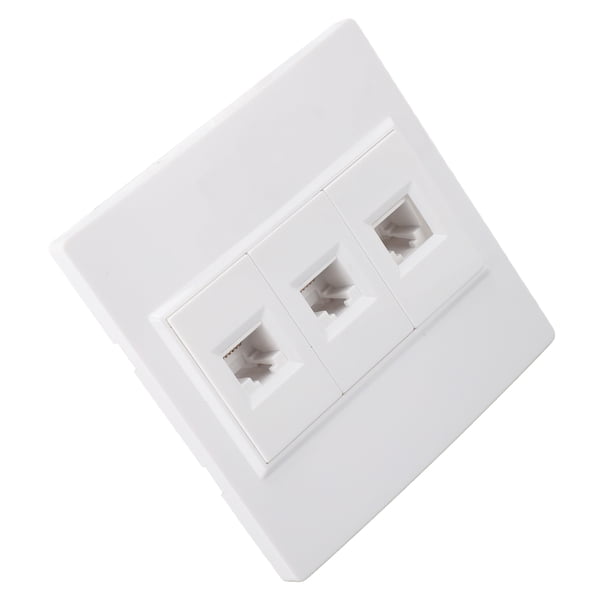Placa De Pared Jack, Fácil De Instalar Placa De Pared Ethernet Cat 6 ...
