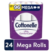 Great Value Ultra Strong Bath Tissue, 24 Mega Rolls - Walmart.com