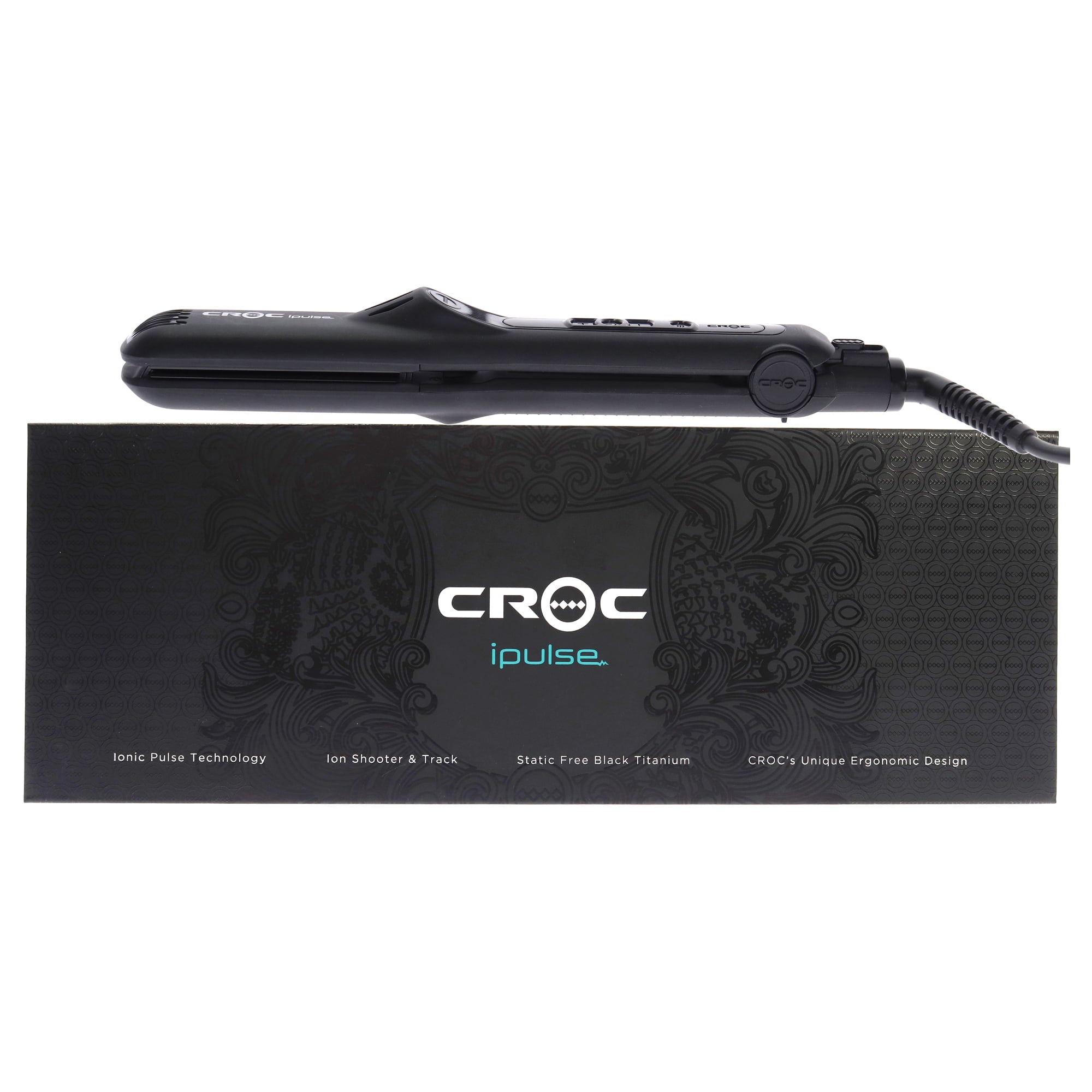 Croc Plancha alisadora Plancha Ipulse 2 - Negro 1.25Inch Croc Croc ...