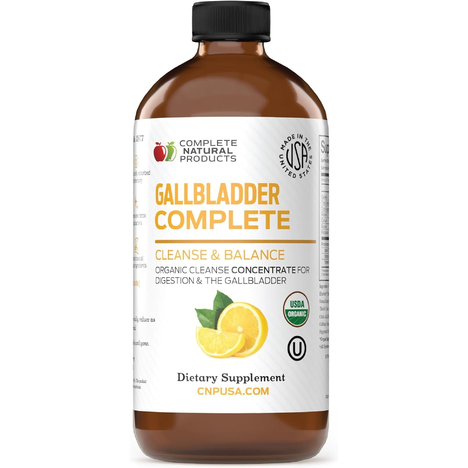 Gallbladder Complete 8oz - Natural Organic Liquid Gallstones Cleanse ...