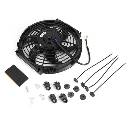 Radiator Fan Electric Fan Cooling Fan Slim Fan Universal Fan 10in ...