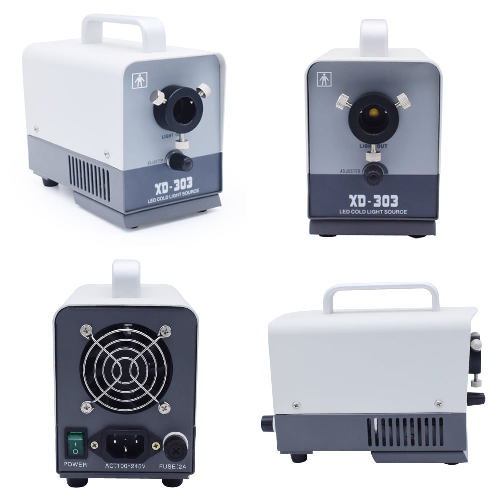 20W LED Fiber Optic Endoscope Microscope Cold Light Source Device ...